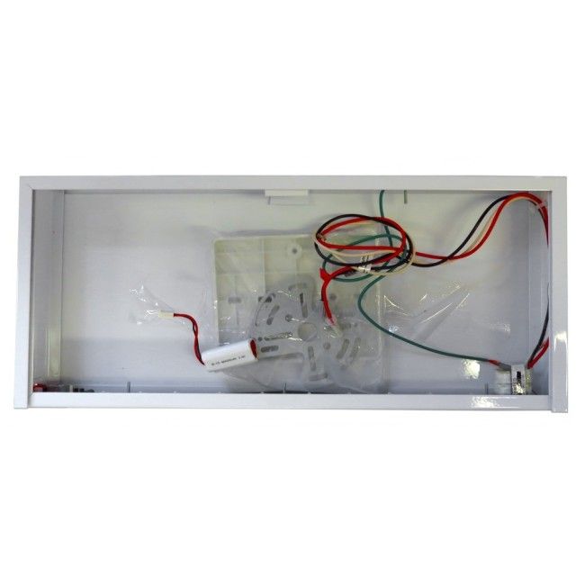 French emergency exit light (SORTIE) 120V with battery. | Sylprotec.com