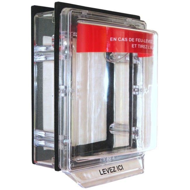 Weather Stopper® cover surface mounted manual pull stations, french ...