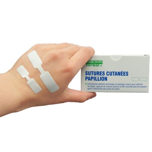Pansements adhésifs type papillon pour points de rapprochement ...