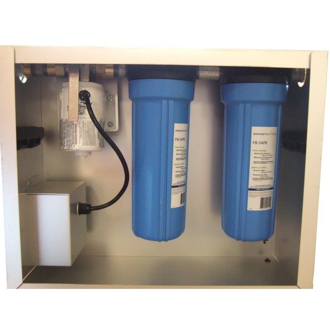 Filtration pump unit for asbestos decontamination shower wastewater ...