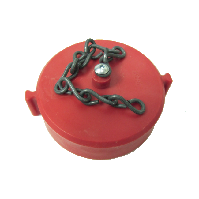 Interior thread plastic cap 2.5 inch with chain for Quebec | Sylprotec.com