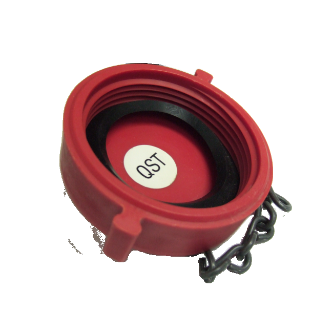 Interior thread plastic cap 2.5 inch with chain for Quebec | Sylprotec.com