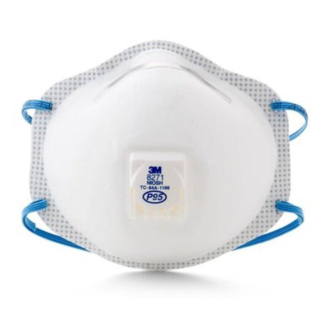 Masque de protection respiratoire 3M 8271, P95 et soupape Cool Flow ...