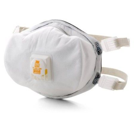 3M N100 NIOSH approved particulate respirator with a Cool FlowTM valve ...