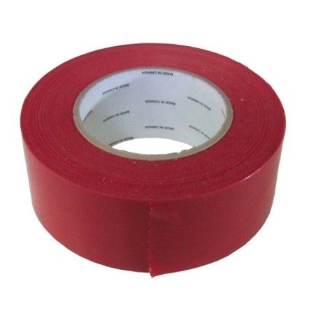 Red polyethylene adhesive strip for tight seal. 7 mils thick, 2"X180 ...