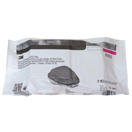 3M cartridge/P100 filter for respirators series 6000, 7500 & FF-400 ...