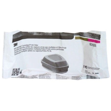3M 60926 cartridge/P100 filter for formaldehyde, ammonia & others ...