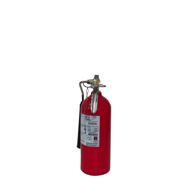 Fire extinguisher with CO2, 5 lbs format, type BC, ULC 10BC ...