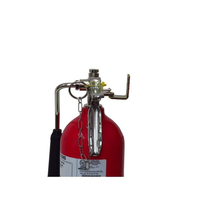Fire extinguisher with CO2, 5 lbs format, type BC, ULC 10BC ...