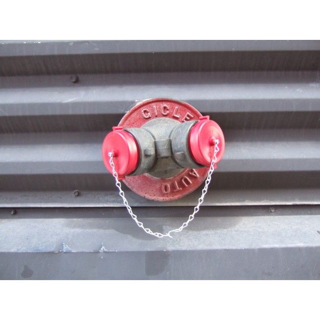 Bouchon fileté externe en plastique 2.5 po pour raccord pompier ...