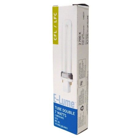 Fluorescent light bulb 7 W for lit emergency Exit signs | Sylprotec.com