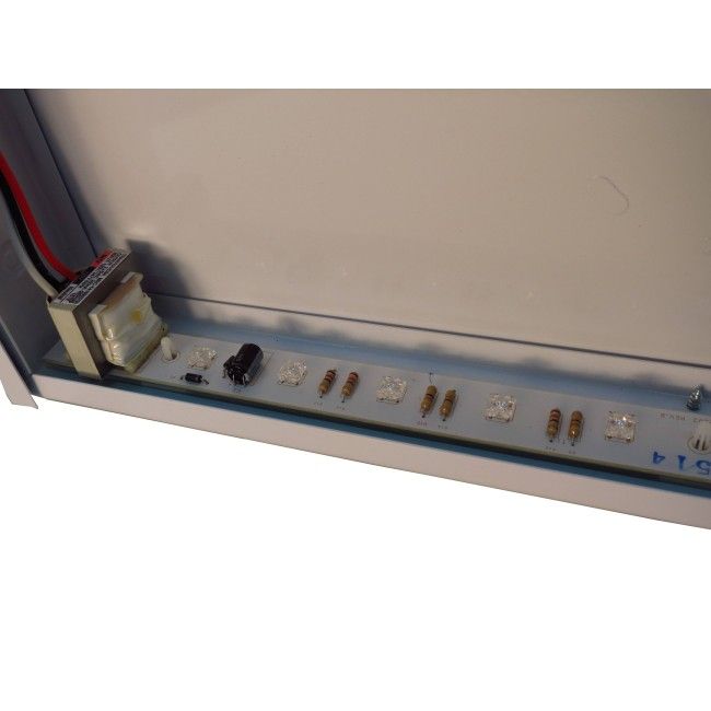 Combined emergency light Exit sign with 2 spotlights. | Sylprotec.com