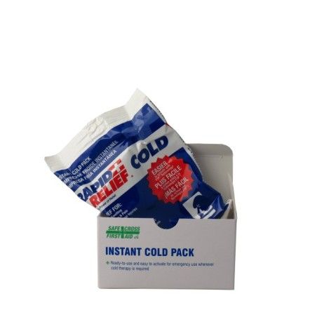 Instant cold pack in a boxed bag, 4 X 6 in. For first aid. | Sylprotec.com