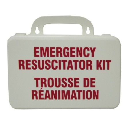 CPR (resuscitation) kit in a plastic case. | Sylprotec.com