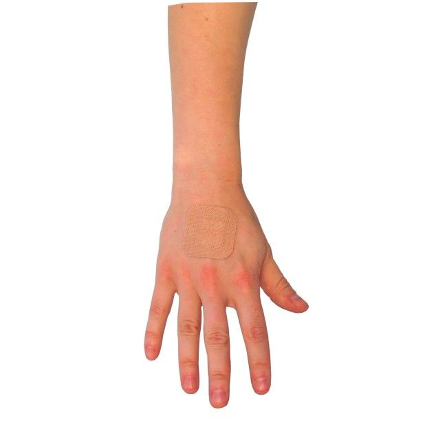 Square adhesive bandages in elastic fabric 50 per box | Sylprotec.com