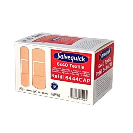 Refill 40 fabric adhesive bandages for Salvequick distributor ...