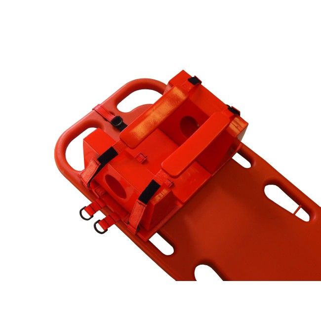 Head immobilizer with straps and foam blocks. | Sylprotec.com