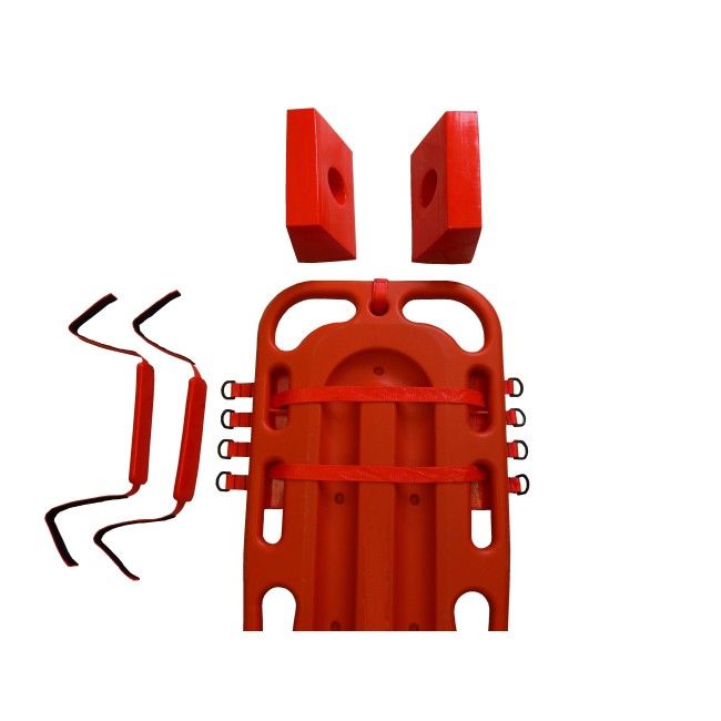 Head immobilizer with straps and foam blocks. | Sylprotec.com
