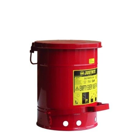 6 gallon container with pedal for oily or solvent-soaked garbage ...