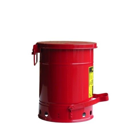 6 gallon container with pedal for oily or solvent-soaked garbage ...