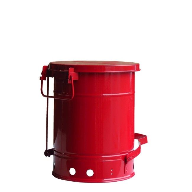 6 gallon container with pedal for oily or solvent-soaked garbage ...