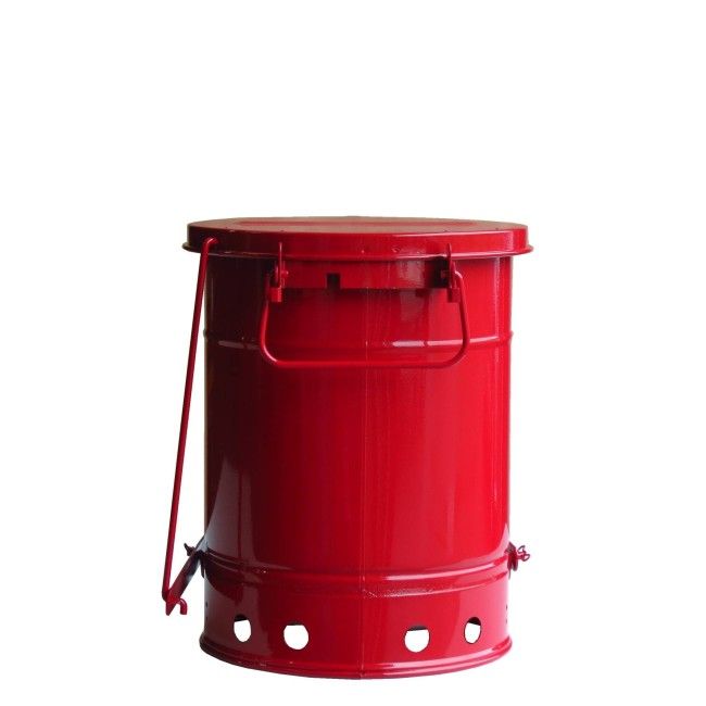 6 gallon container with pedal for oily or solvent-soaked garbage ...