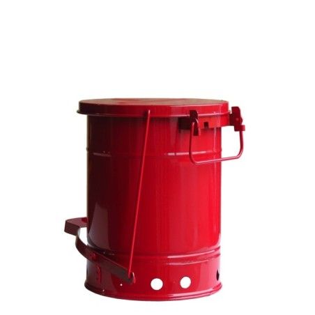 6 gallon container with pedal for oily or solvent-soaked garbage ...