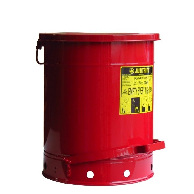 14 gallon container with pedal for oily or solvent-soaked garbage ...
