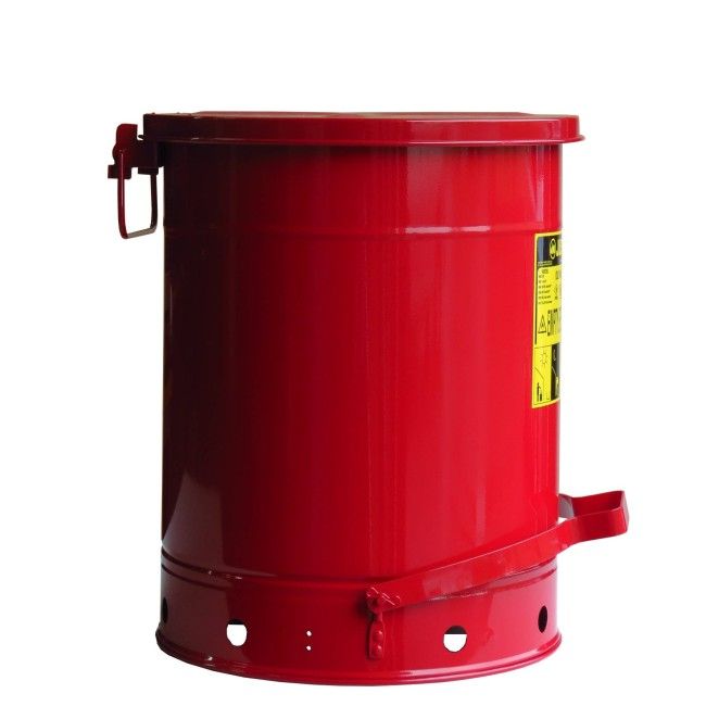 14 gallon container with pedal for oily or solvent-soaked garbage ...