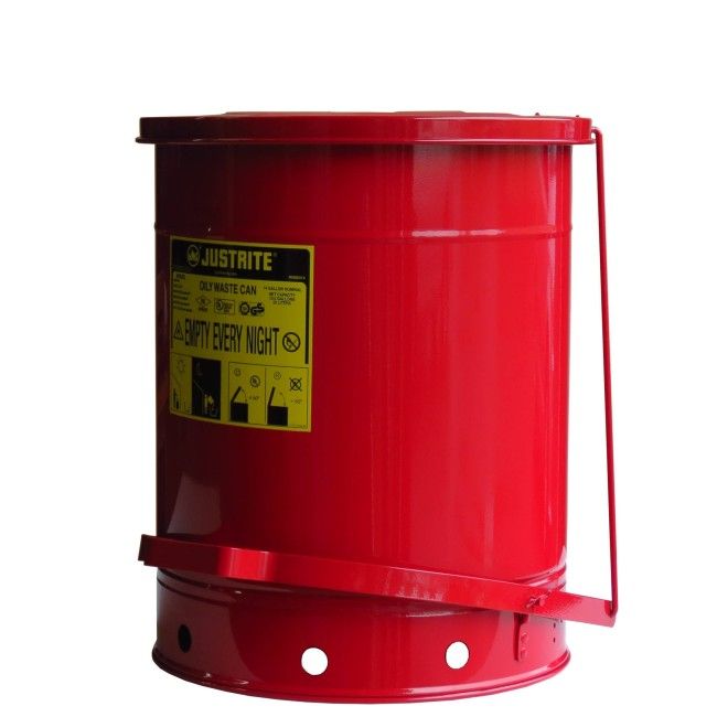 14 gallon container with pedal for oily or solvent-soaked garbage ...