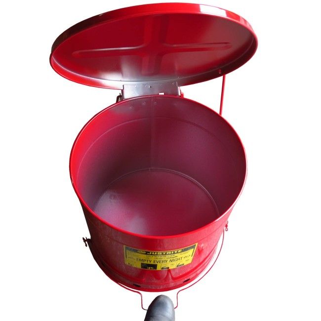 14 gallon container with pedal for oily or solvent-soaked garbage ...