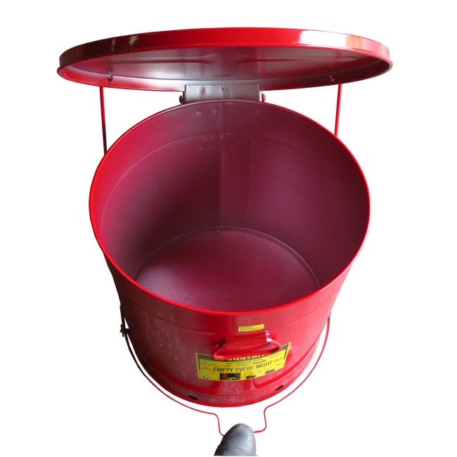 21 gallon container with pedal for oily or solvent-soaked garbage ...