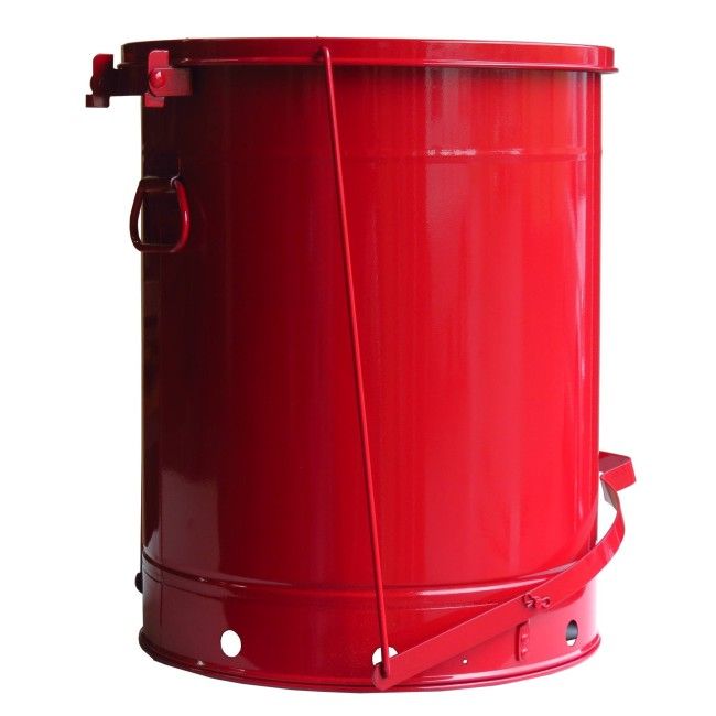 21 gallon container with pedal for oily or solvent-soaked garbage ...