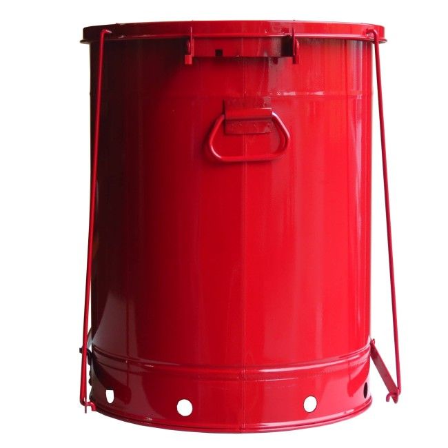 21 gallon container with pedal for oily or solvent-soaked garbage ...