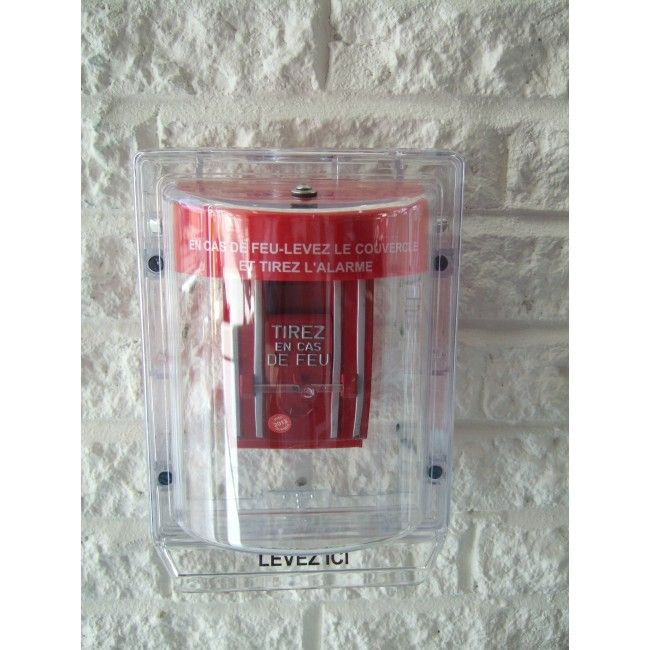 Stopper II® cover for surface mounted manual pull stations, french ...