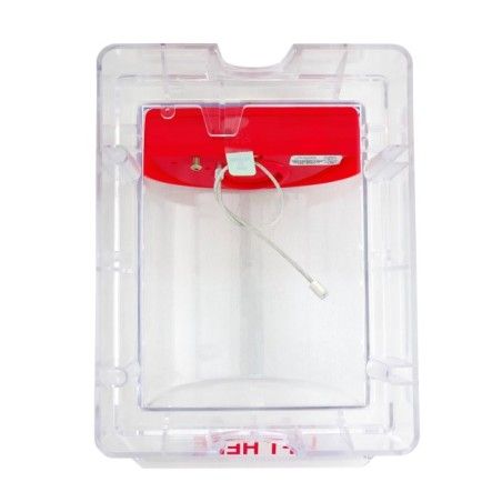 Stopper II® cover for surface mounted pull stations, + alarm, English ...