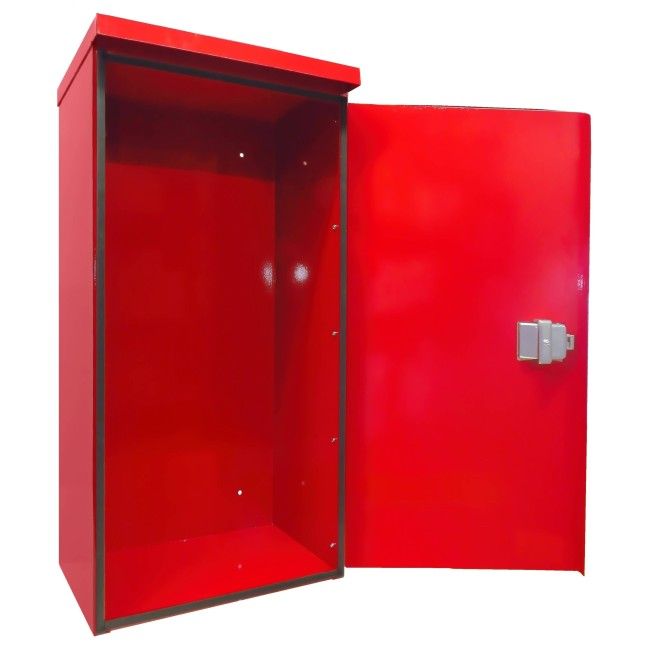 Surface-mount outdoors steel fire cabinet for 20 lbs extinguishers ...