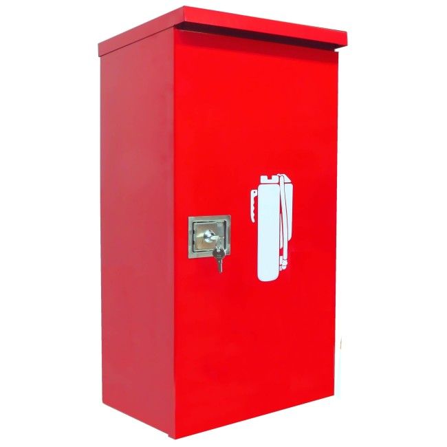 Surface-mount outdoors steel fire cabinet for 30 lbs extinguishers ...