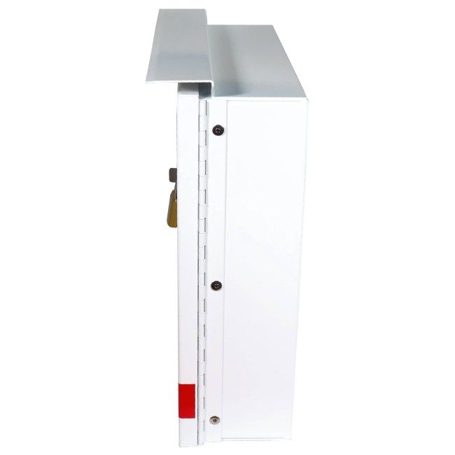 Steel box safety plan13 3/8 W X 13 3/8 H X 4 1/4. French label ...