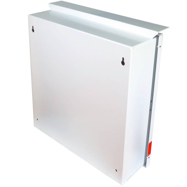 Steel box safety plan13 3/8 W X 13 3/8 H X 4 1/4. French label ...