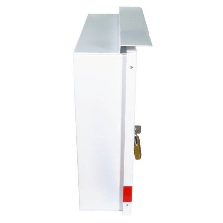 Steel box safety plan13 3/8 W X 13 3/8 H X 4 1/4. French label ...