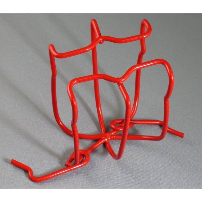 Economical sprinkler guard, metal with red enamel coating. | Sylprotec.com