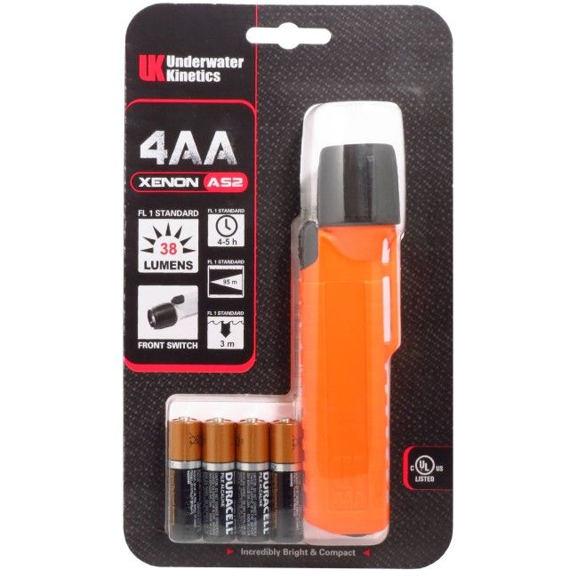 Underwater UK4AA-AS2 anti-explosion flashlight with xenon bulb ...
