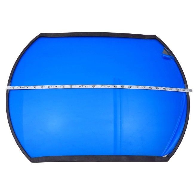Acrylic rectangular convex mirror & adjustable arm, 160° field of view ...