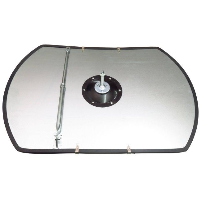 Acrylic rectangular convex mirror & adjustable arm, 160° field of view ...