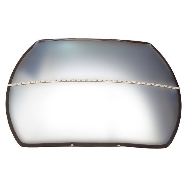 Acrylic rectangular convex mirror & adjustable arm, 160° field of view ...