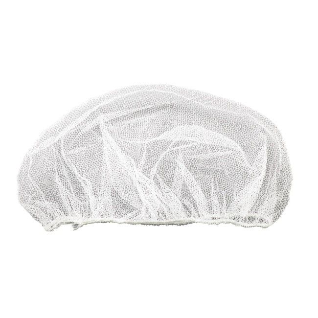 Tight mesh hair net, nylon, (white), Sizes: 19 in. / 21 in. / 24 in ...