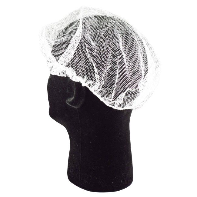 Tight mesh hair net, nylon, (white), Sizes: 19 in. / 21 in. / 24 in ...