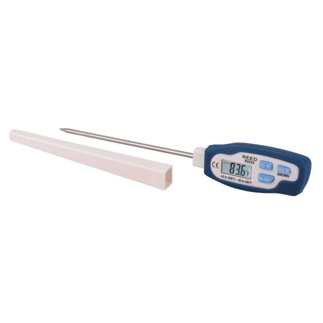 Thermomètre numérique à tige en acier inoxydable de Reed Instruments ...