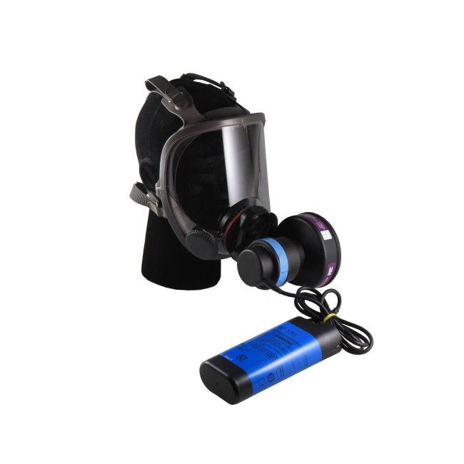 3M Powerflow face-mounted powered air purifying respirator. Medium ...